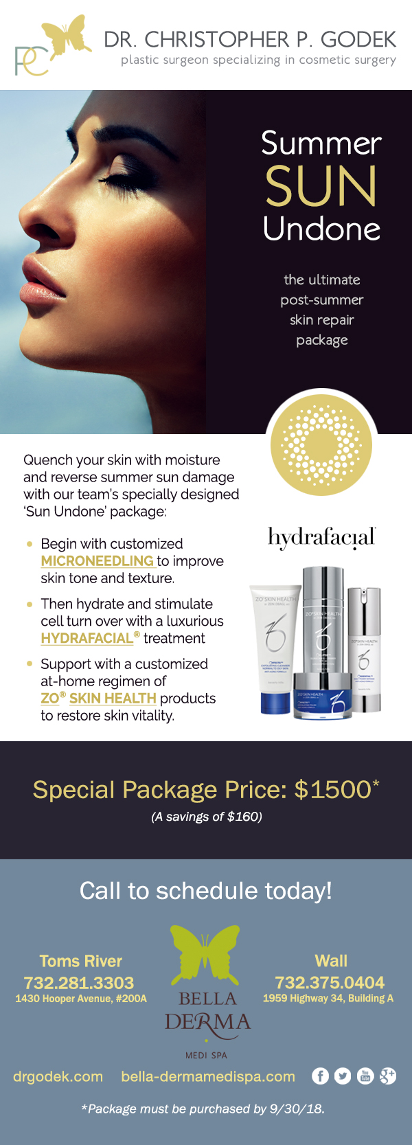 Ultimate Post-Summer Skin Package | The Godek Center Blog