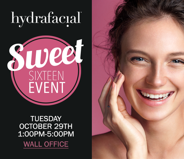 October 29th Hydrafacial Event in Wall, NJ